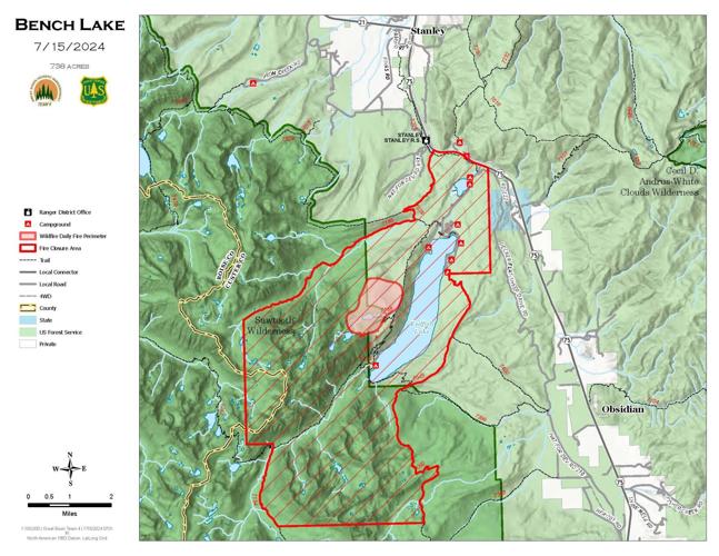 Bench Lake Fire grows to 738 acres | News | postregister.com