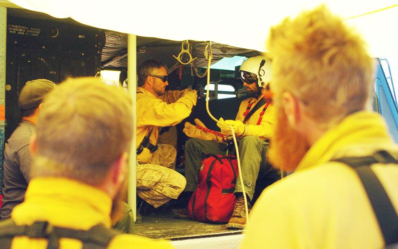 Helicopter rappelling skills taught at Salmon academy | News ...