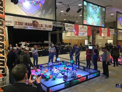 Rigby High School competes at the Idaho State Robotics competition ...