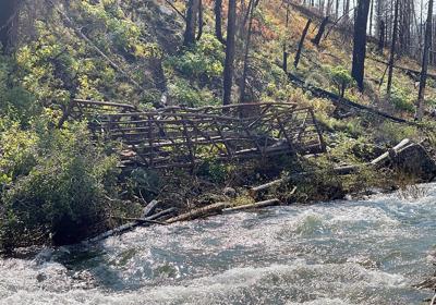 Damaged bridge removed from Middle Fork | Sports | postregister.com