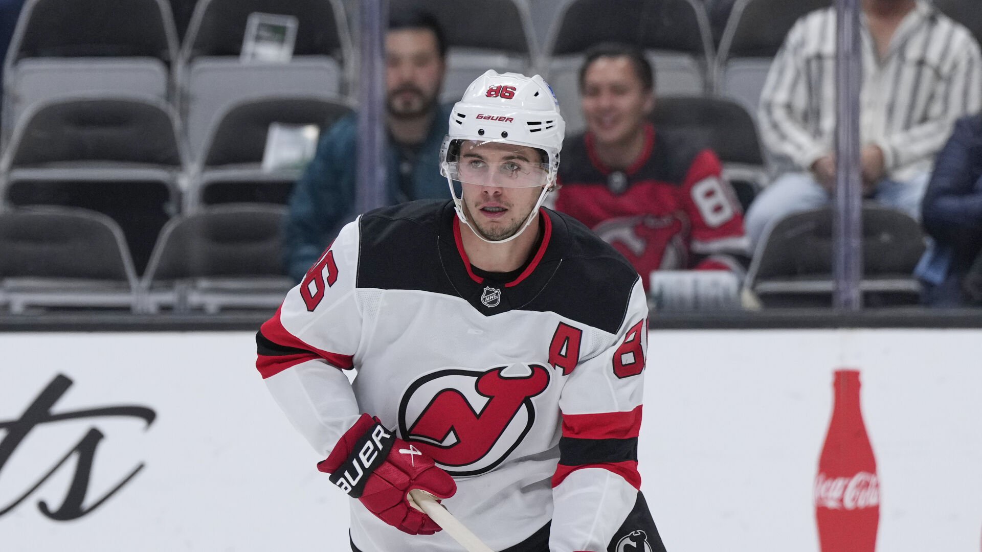 Jack Hughes returns for the Devils just over 5 weeks since finger ...