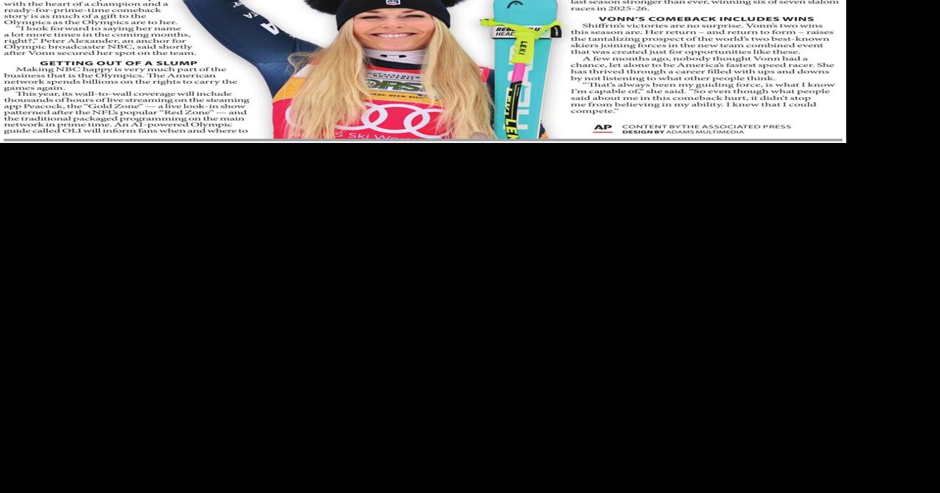 AP SE WINTER OLYMPICS TAB | Pro Sports | postregister.com