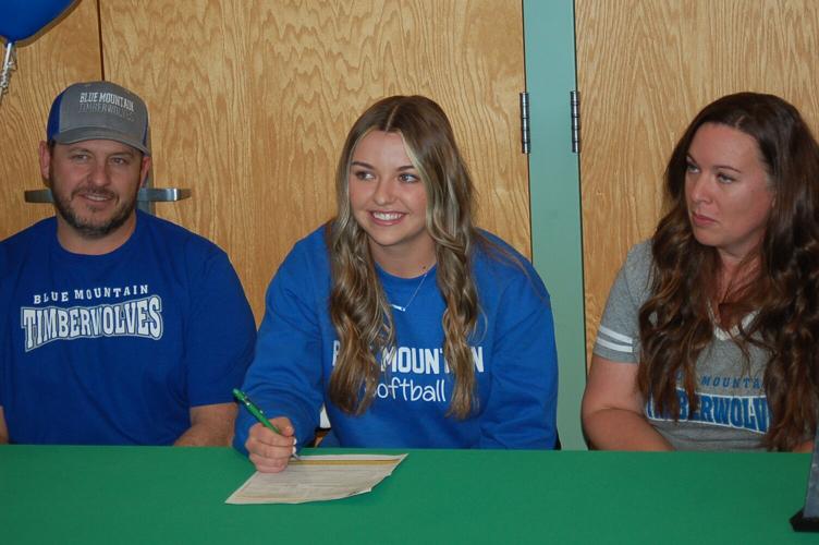 Hailey Burnett signs letter with Blue Mountain CC | Chronicle ...