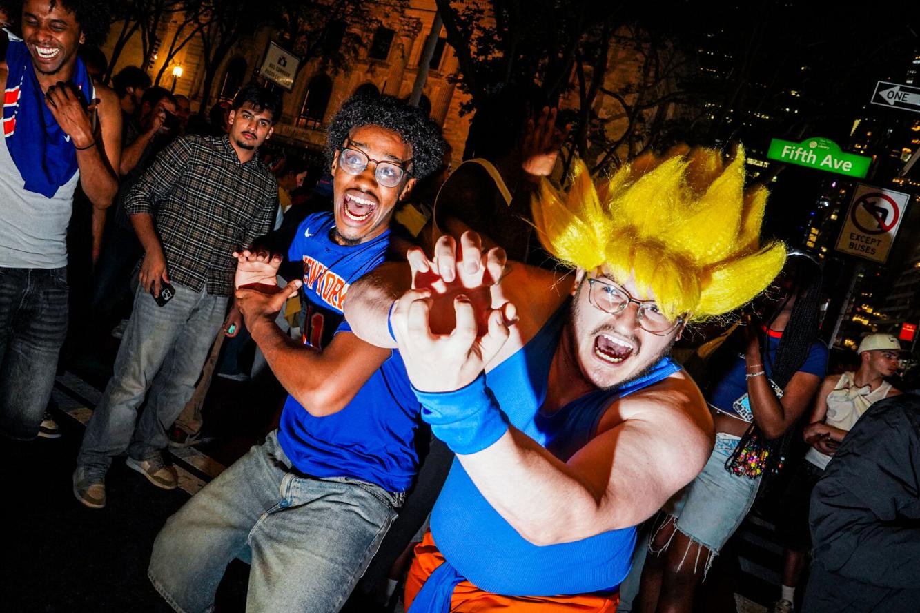 APTOPIX NBA Finals Spurs Knicks Watch Party Basketball | National News ...