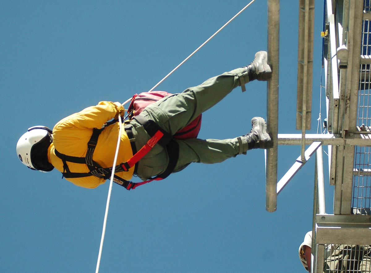 Helicopter rappelling skills taught at Salmon academy | News ...