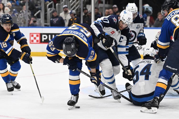 Faulk scores only goal of game, Hofer makes 24 saves to help Blues ...