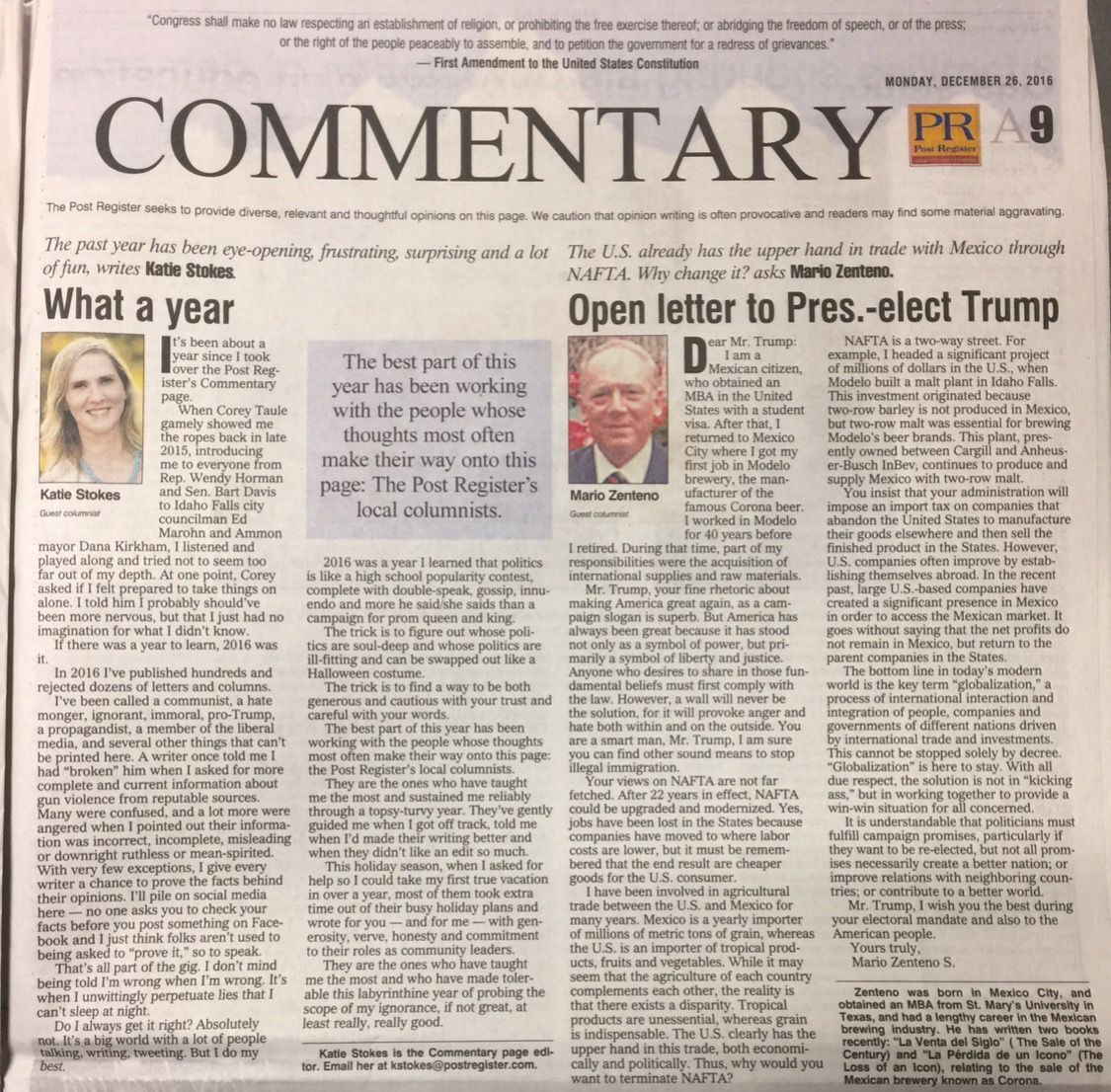 An open letter to outgoing President Donald Trump | Guest Column ...