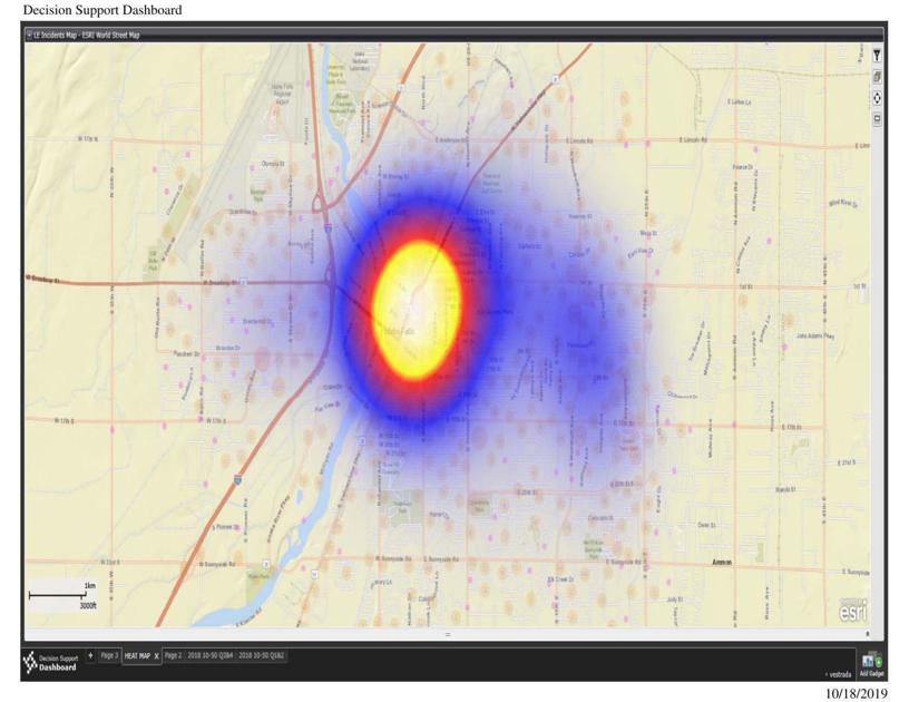 Crime heat map | | postregister.com
