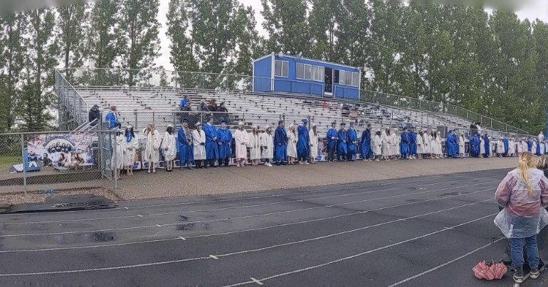 Firth graduates celebrate with break in rain | News | postregister.com
