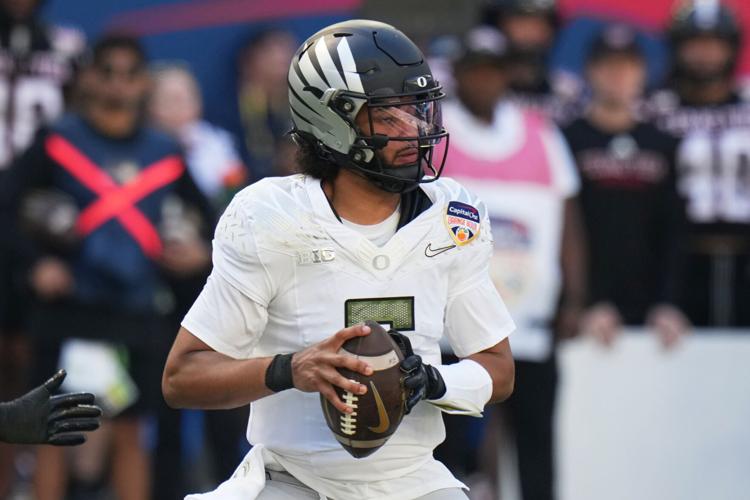 Quarterbacks Moore and Mendoza face off again as Oregon plays Indiana ...