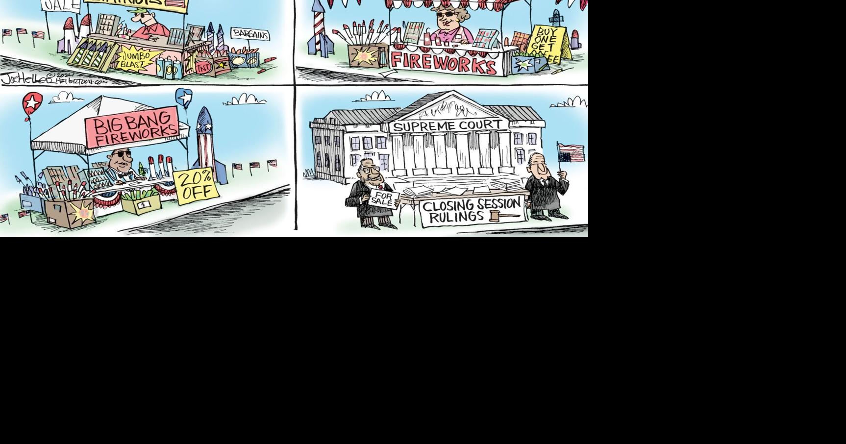 OUT WITH A BANG | Cartoons | postregister.com