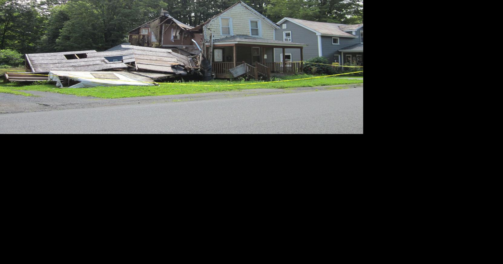 Village officials hear update on cleanup of collapsed house