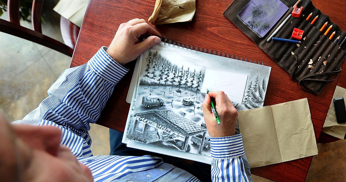 Drawing inspiration: Traumatic brain injury survivor uses art to heal