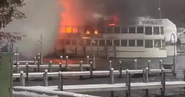 No injuries reported in Lake George boat fire