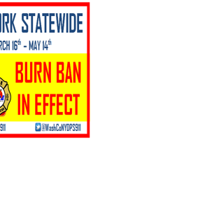 New York's spring burn ban has begun
