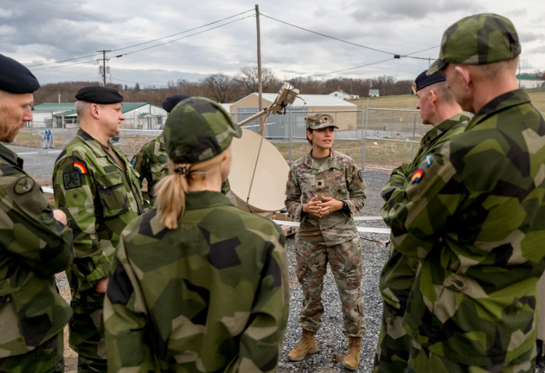 NY Army Guard meets the Swedes for joint training