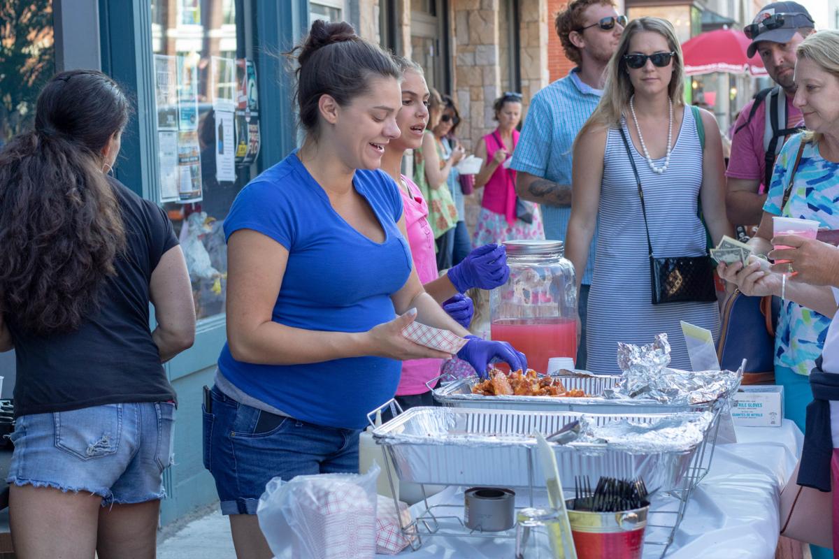 "Take a Bite" and a swig