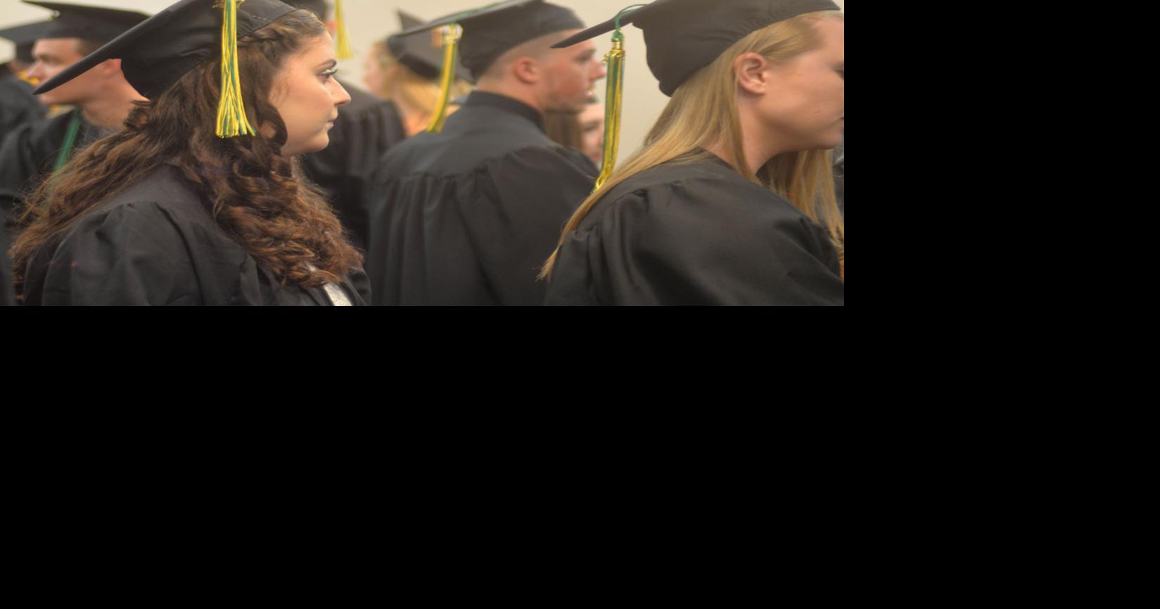 Graduation night brings stories, advice, Chewbacca