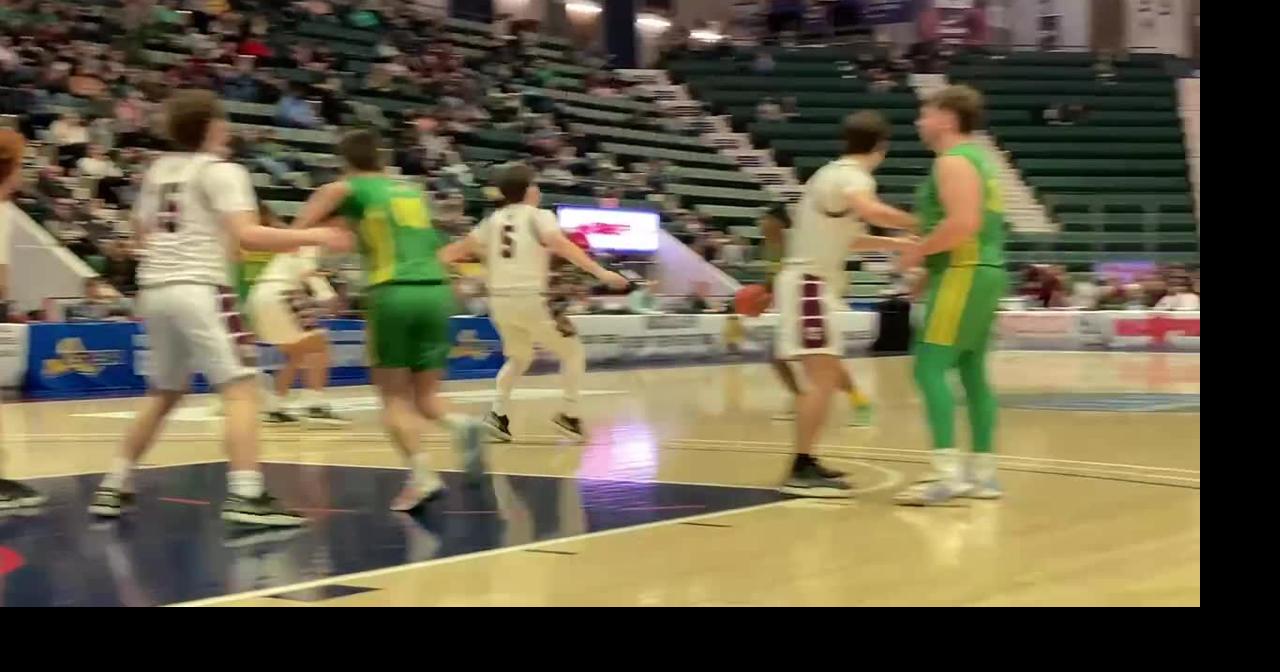 North Warren's Derrick Tyrell finishes a layup