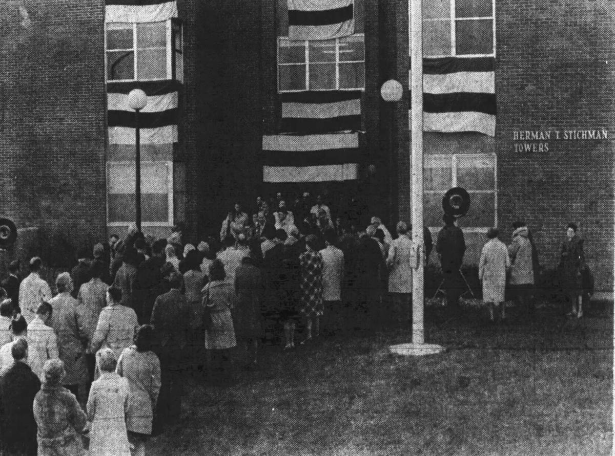 The History Beat: From 1972: Stichman Towers senior complex dedicated