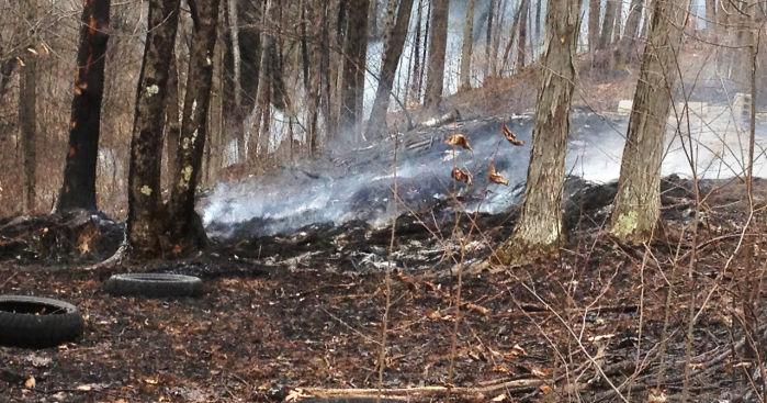 Fire in Argyle still burning