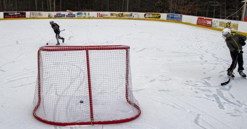 Fulton County man's ice rink uses old boards from Glens Falls Civic Center