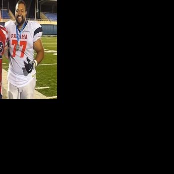 Greenjackets' Jake Gregory plays in international football game