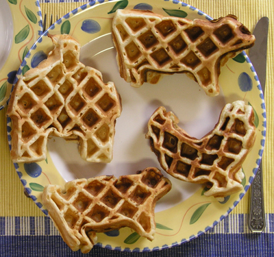 FOOD: How to make animal-shaped waffles