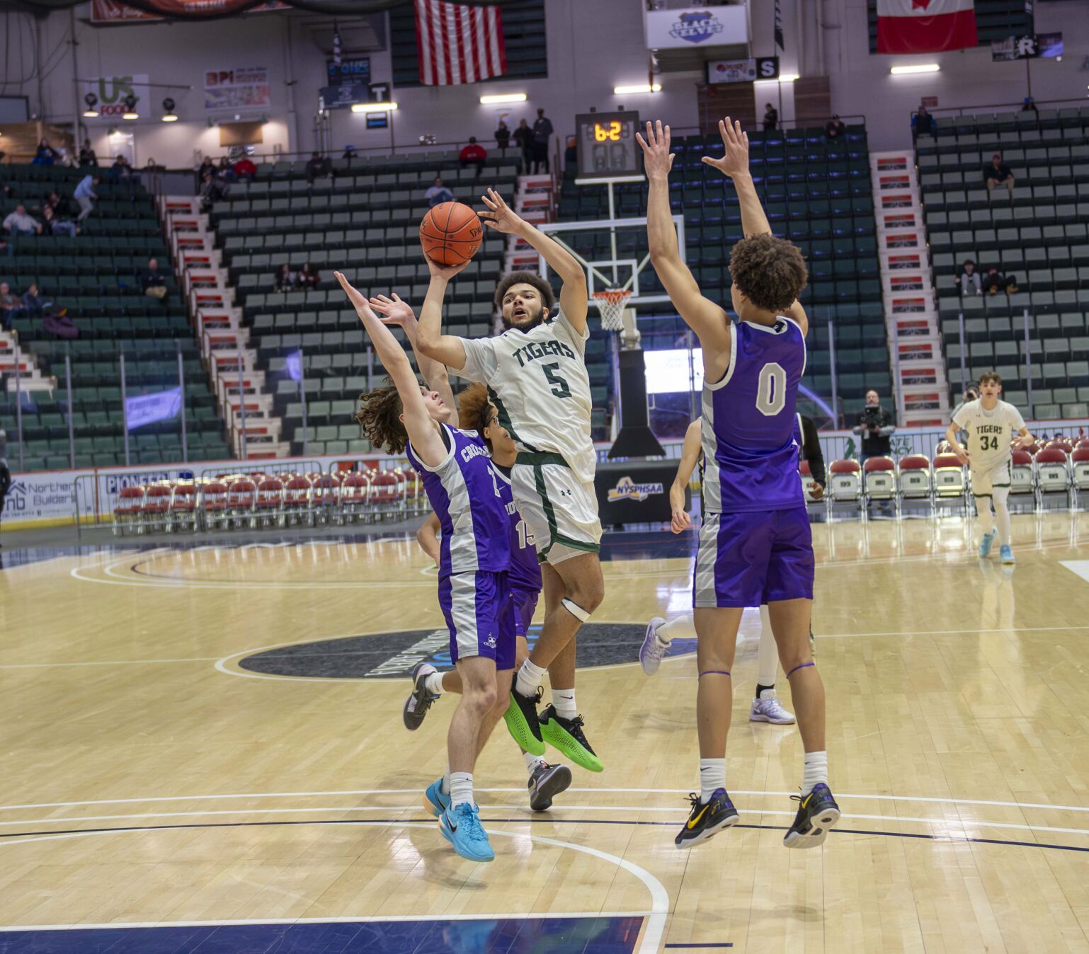 PHOTOS: Hudson Falls comes up just short in Class A boys basketball ...