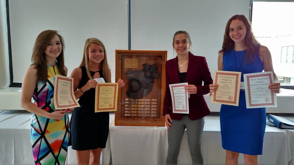 Hadley-Luzerne students win at Model Organization of American States
