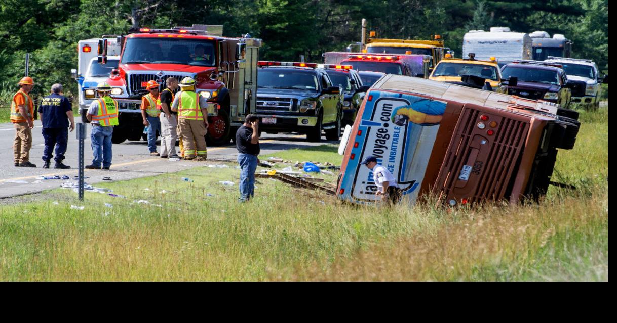 Police: Bus driver lost control in fatal rollover on Northway