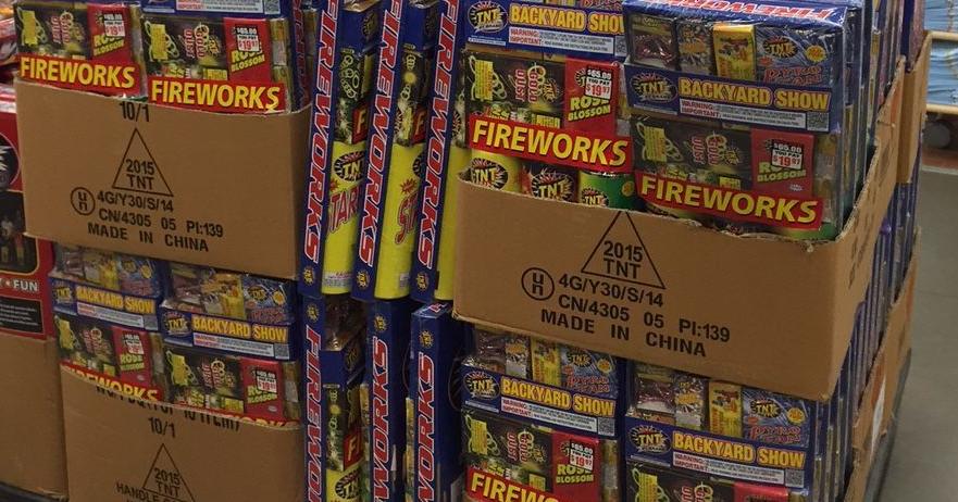 Fireworks become available in local stores