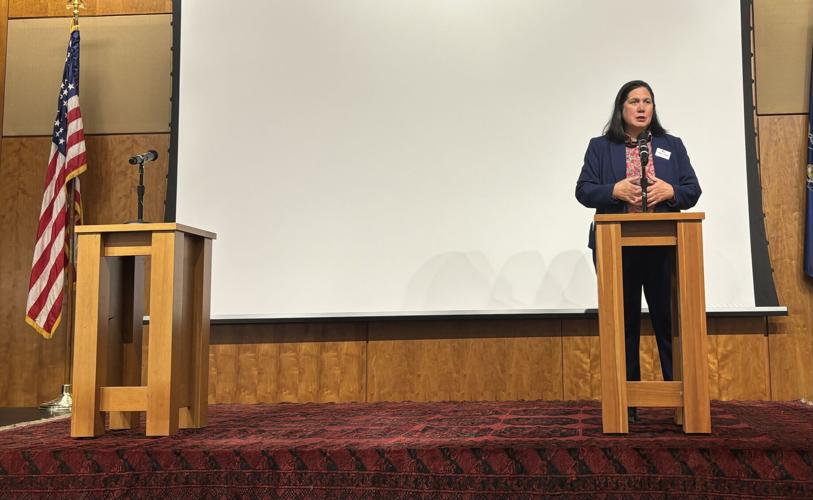 Paula Collins hosts debate, Stefanik doesn't show