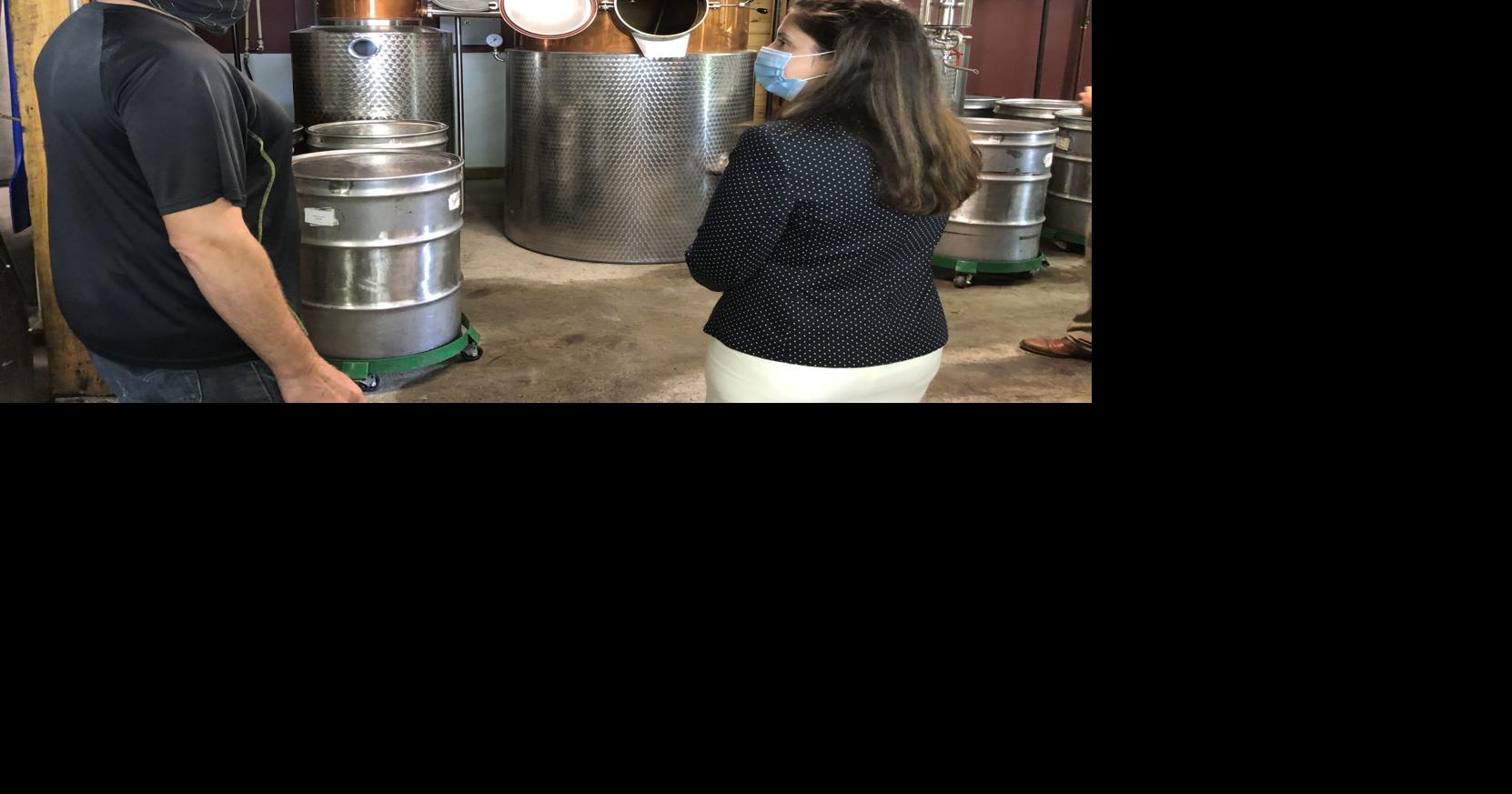 Stefanik visits Springbrook Hollow Farm Distillery