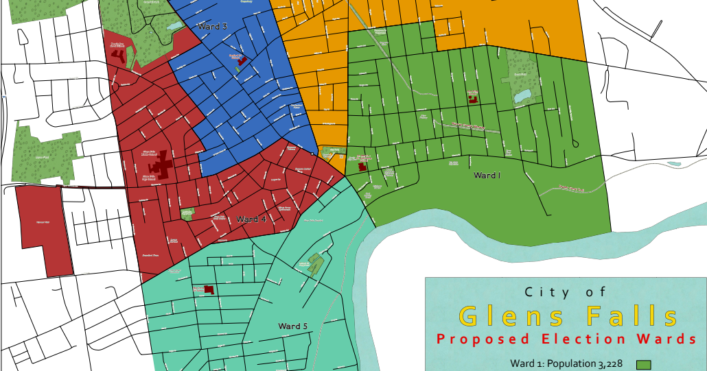 New ward lines proposed by Independent Redistricting Task Force