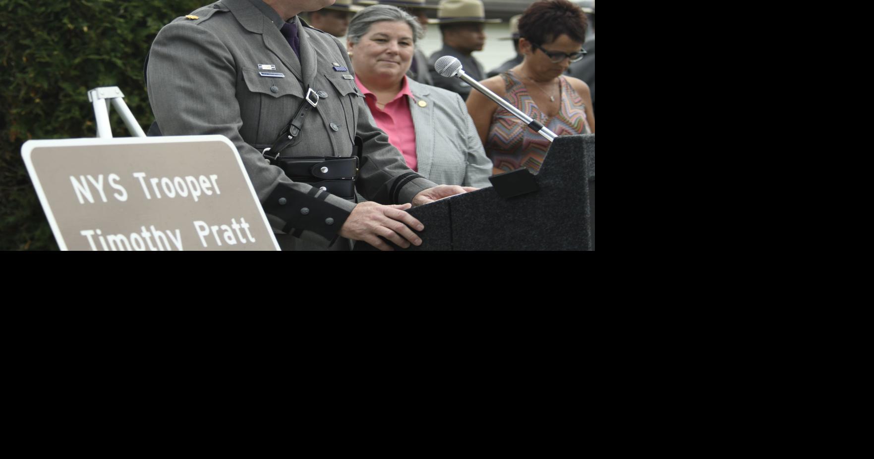Photos: NYS Trooper Timothy Pratt Memorial Bridge dedication