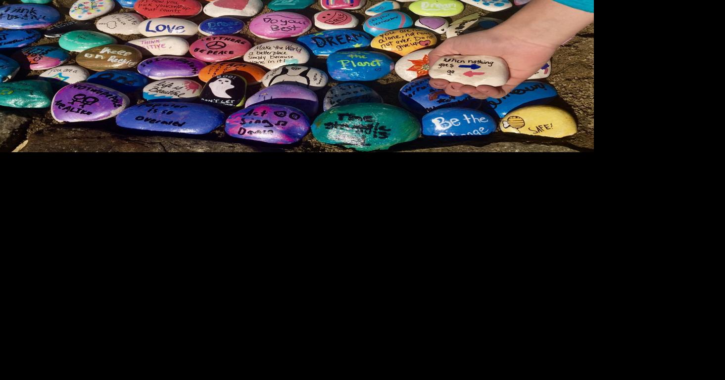 HOMETOWN COLUMN: Kindness Rocks at Hovey Pond