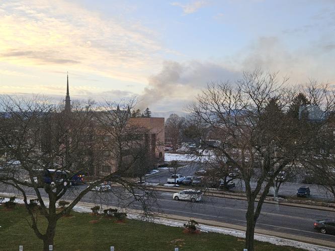 Fire on Marion Ave.