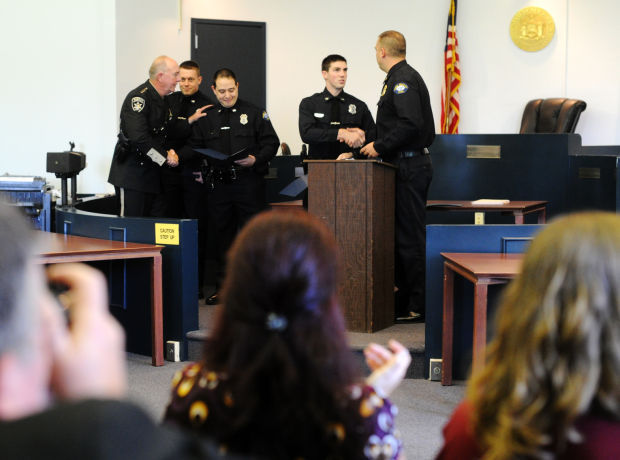Police officers honored for acts of bravery in Bullpen fire