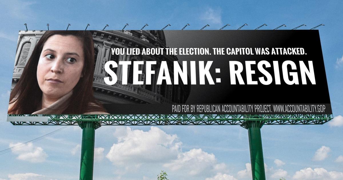 Billboard Campaign Calls On Stefanik To Resign