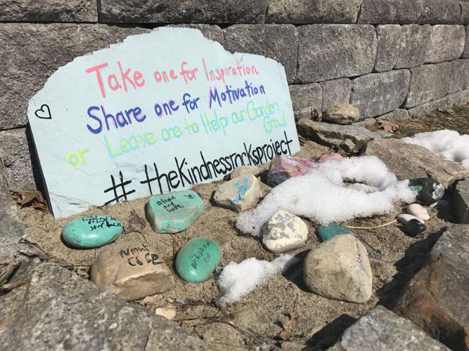 HOMETOWN COLUMN: Kindness Rocks at Hovey Pond