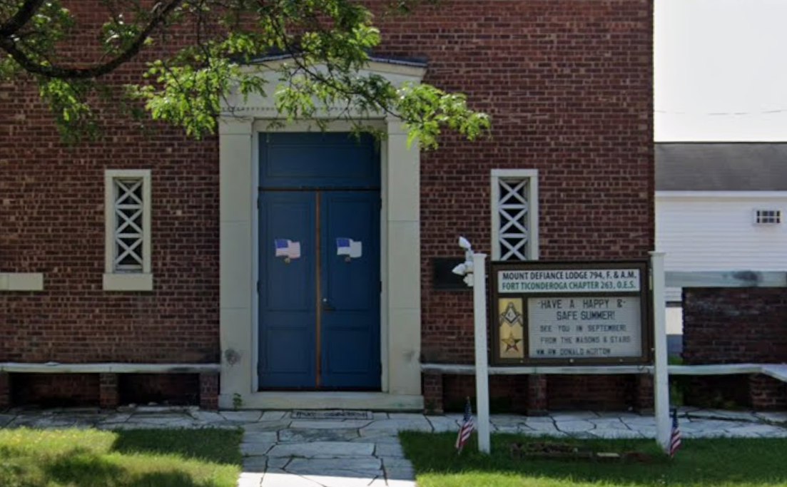 Ticonderoga Masonic Temple Mount Defiance turkey dinner