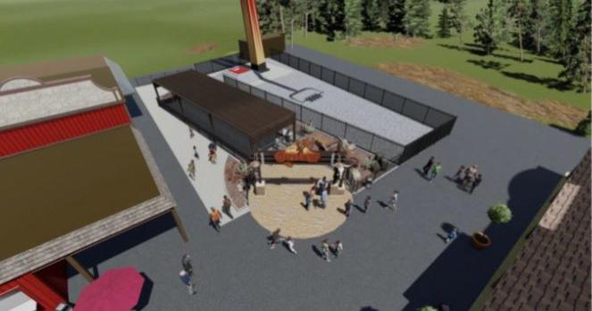 New Great Escape ride will be placed behind Condor, Saloon NOT to be ...