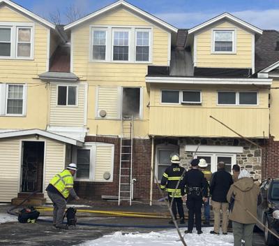 Fire temporarily closes portion of Bay Street in Glens Falls Wednesday