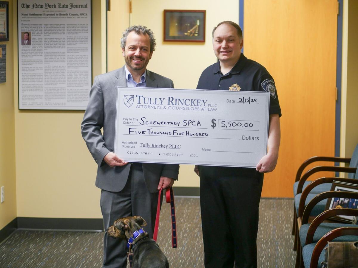 Schenectady SPCA receives large donation from law firm