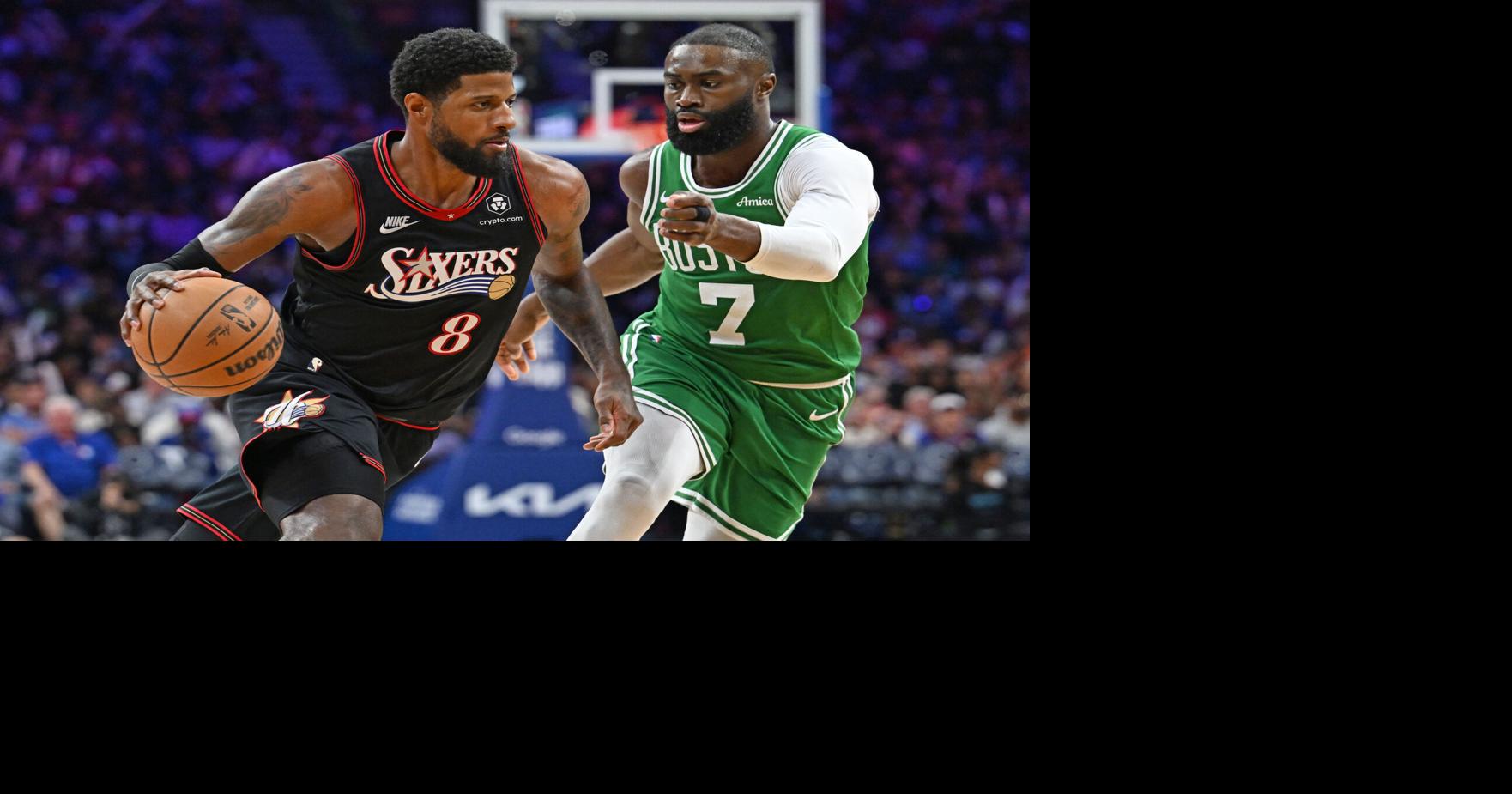 Apr 24, 2026; Philadelphia, Pennsylvania, USA; Philadelphia 76ers ...