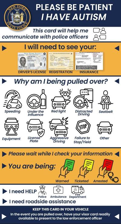 State police introduce Autism Awareness Visor Card program
