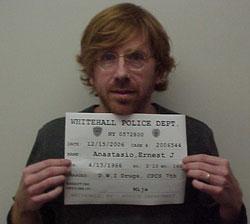 Phish lead singer arrested in Whitehall