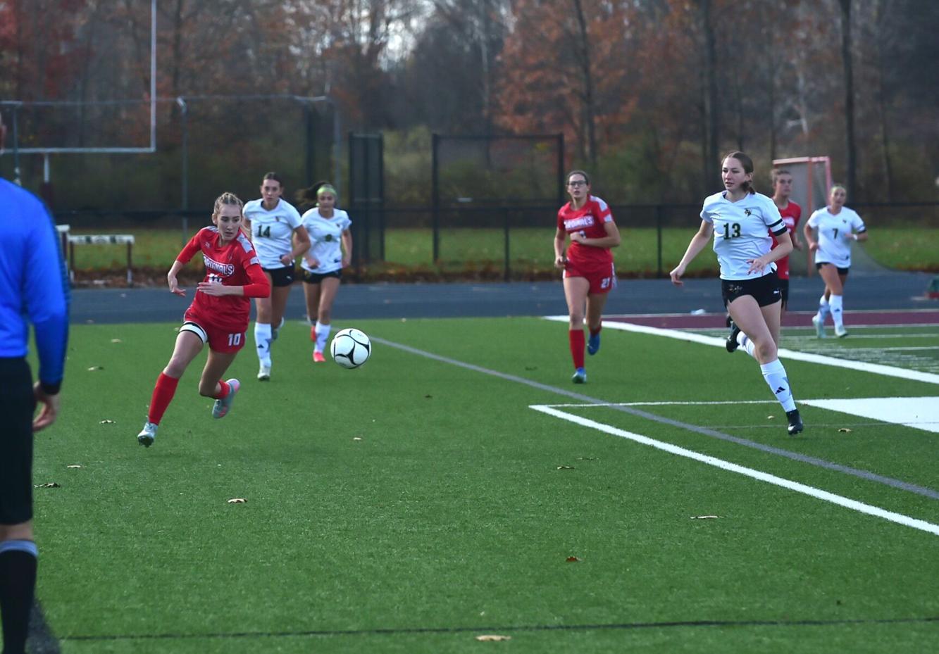 Fort Ann vs. Eldred Class D girls regional soccer