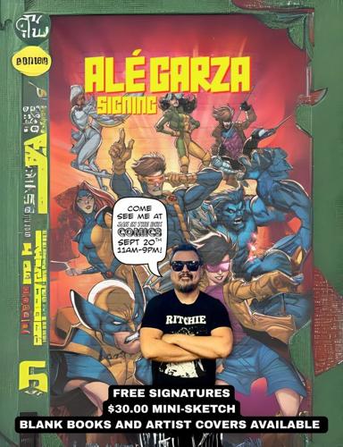Comic book artist Alé Garza coming to JAK In The Box Comics